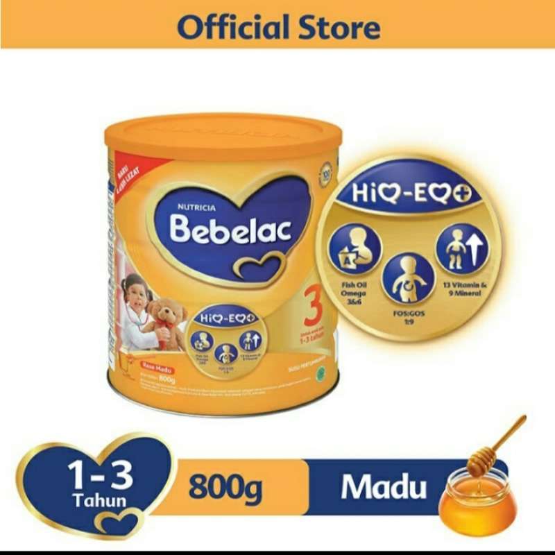 Jual Susu Bebelac 3 [ 800gr ] rasa Vanilla umur 1-3 tahun / Bebelac 3 ...