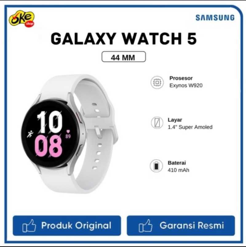 Jual Samsung Galaxy Watch 5 44mm Smartwatch - Silver di Seller Omiyage ...