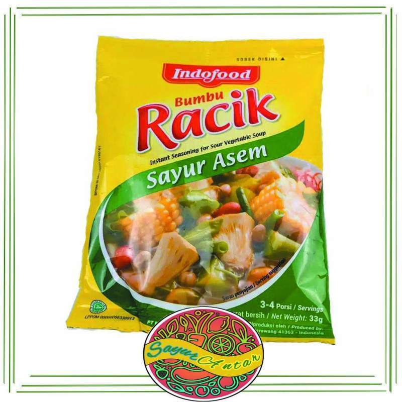 Promo bumbu racik sayur asem indofood ( 1 sachet @ 33 grm ) Diskon 14% ...