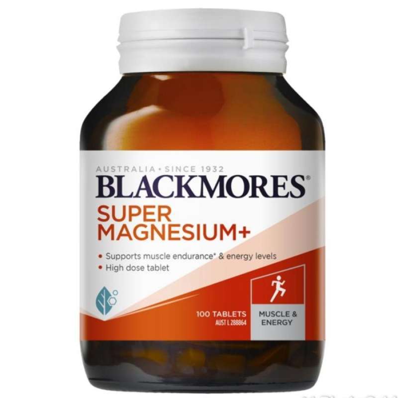 Jual BLACKMORES SUPER MAGNESIUM + PLUS 100 TABLET di Seller Nusa Berkah ...