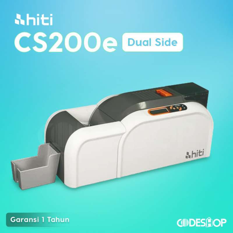 Jual Id Card Printer Hiti Cs-200e Kartu Pvc - Dual Side Usb-300dpi Di ...