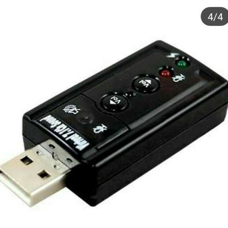 Jual USB Sound Card Adapter 7.1 Channel External Adapter Portable MIC ...