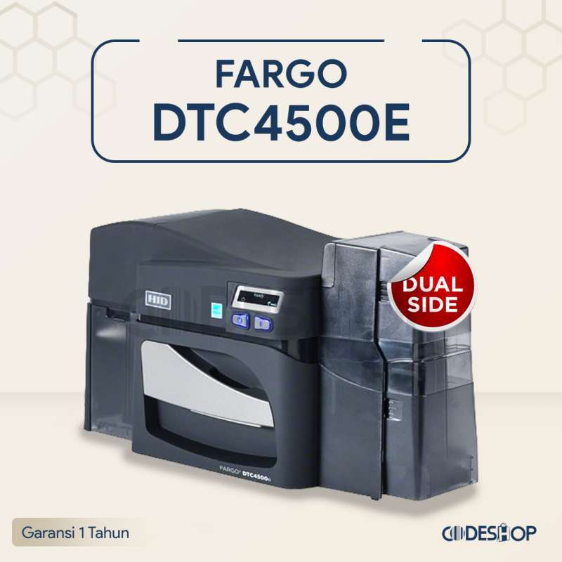 Jual Printer ID Card Fargo DTC4500E Dual Side di Seller CODESHOP MEDAN ...