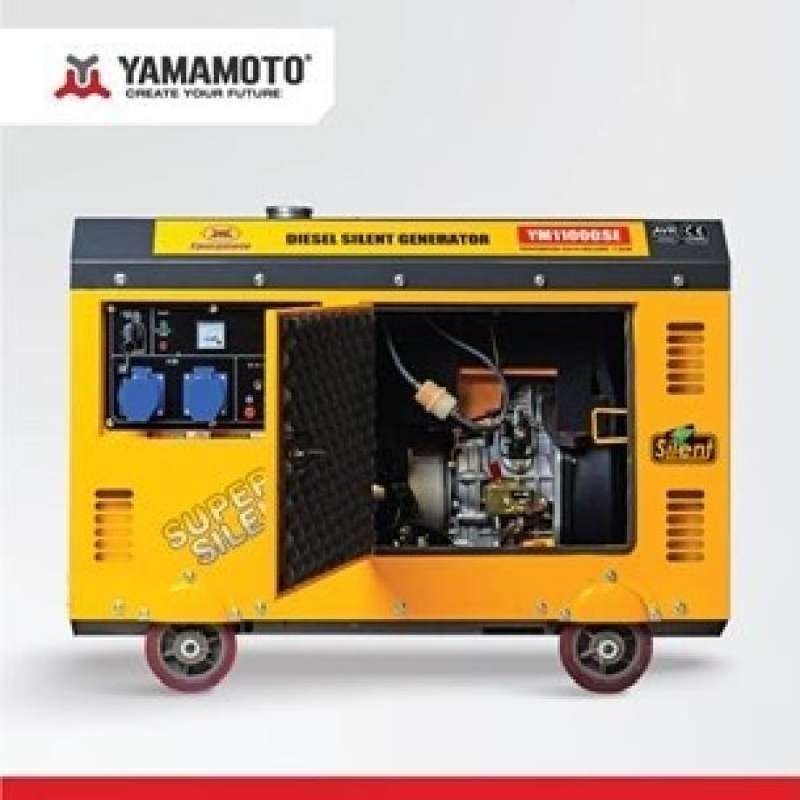 Jual Genset Disel Super Silent 7500watt Yamamoto Diesel Ym 11000 Se Di ...
