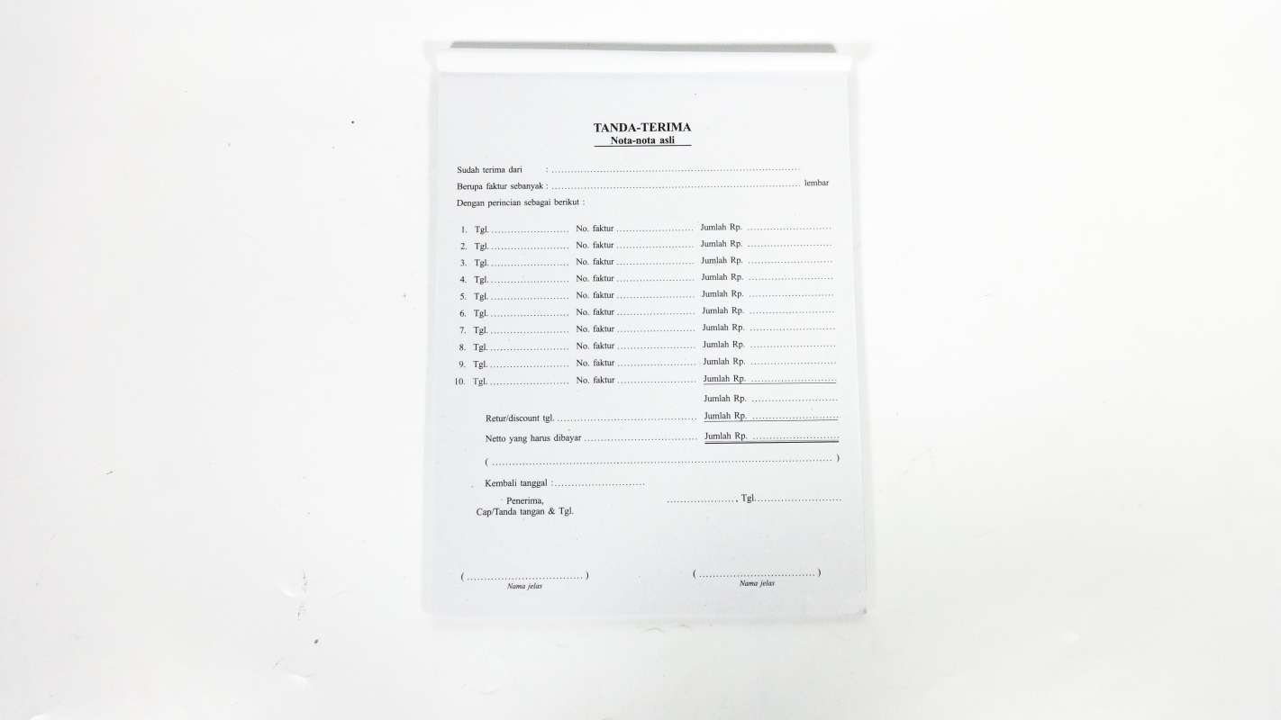 Jual Buku Tanda Terima Besar Rangkap 2 Di Seller Lovingshopz ...