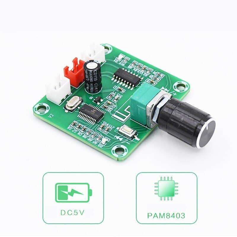 Jual Amplifier Pam8403 With Bluetooth Audio Mp3 Player Di Seller Mars ...