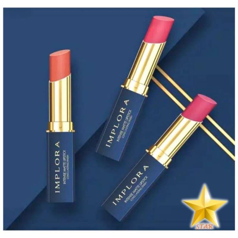 Jual Original Implora Intense Matte Lipstick Long Lasting Finish ...