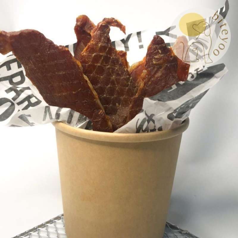 Jual Dehydrate Snack Daging Babi Pork Jerky Dog Anjing Daging Babi 100 ...