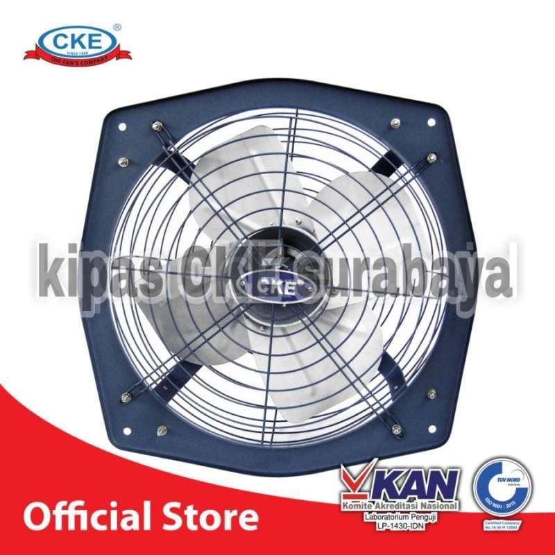 Jual CKE Kipas Exhaust Fan EEN-D10/1 10 Inch Eksos Dinding Blower Hexos ...