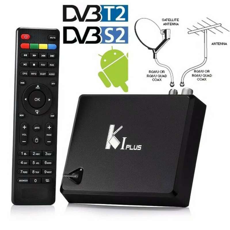 Jual Android Smart Tv Box With Dvb-t2 & Dvb-s2 Receiver Di Seller Grock ...