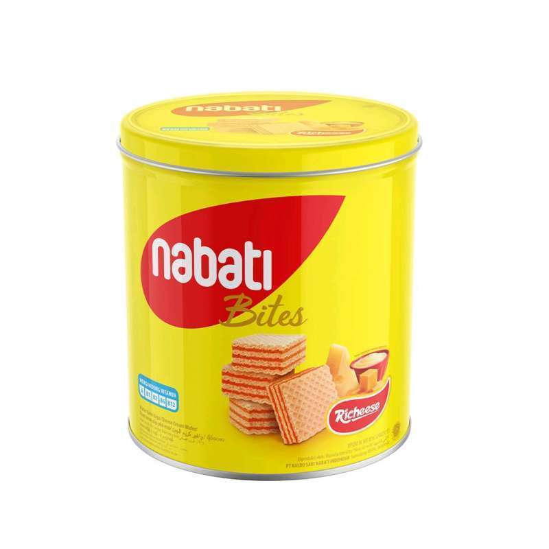Jual Richeese Nabati Bites Wafer Keju Kaleng 287gr Di Seller Aneka Jaya ...