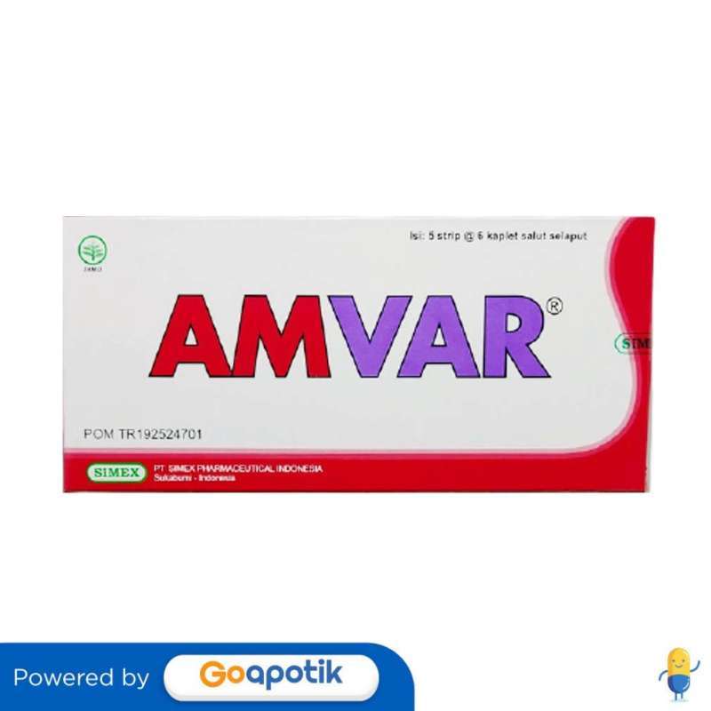 Jual AMVAR BOX 30 TABLET di Seller Apotek Vita Farma - Gunungsari Ulu ...