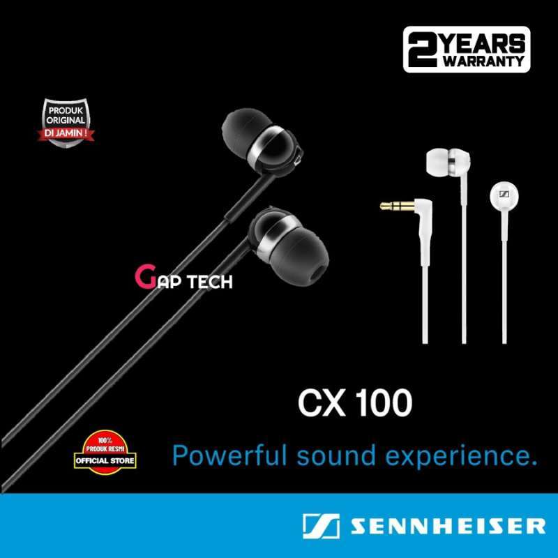 Jual Sennheiser CX 100 / CX100 Wired In-Ear Earphone Successor CX 1.00 ...