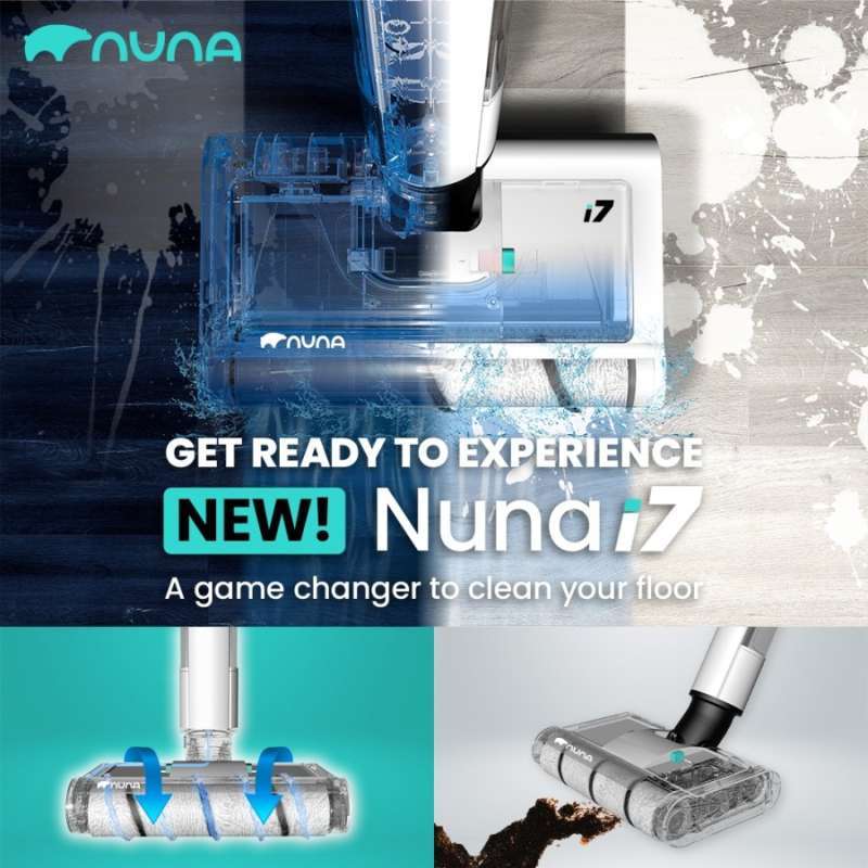 Jual Nuna I7 Cordless Wet Dry Sterilisation Vacuum Cleaner - Nuna I7 ...