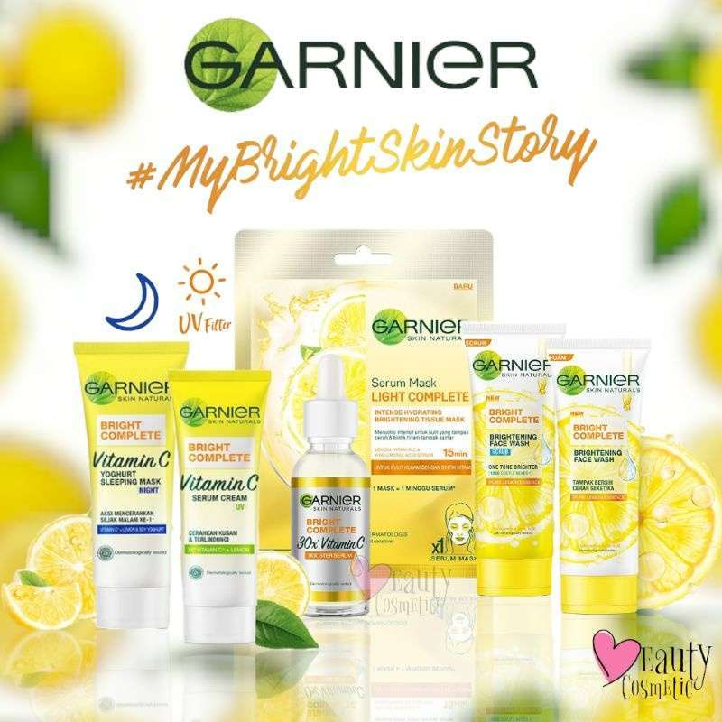 Promo [PROMO] Garnier Paket Lengkap Size Kecil || Paket Garnier Bright ...