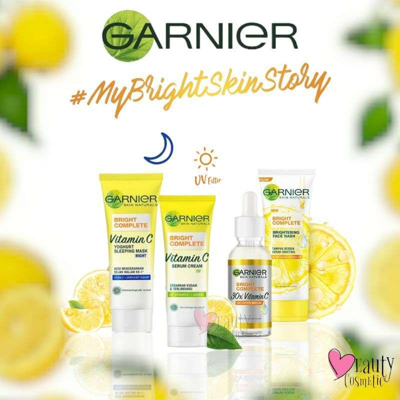 Promo [PROMO] Garnier Paket Lengkap Size Kecil || Paket Garnier Bright ...