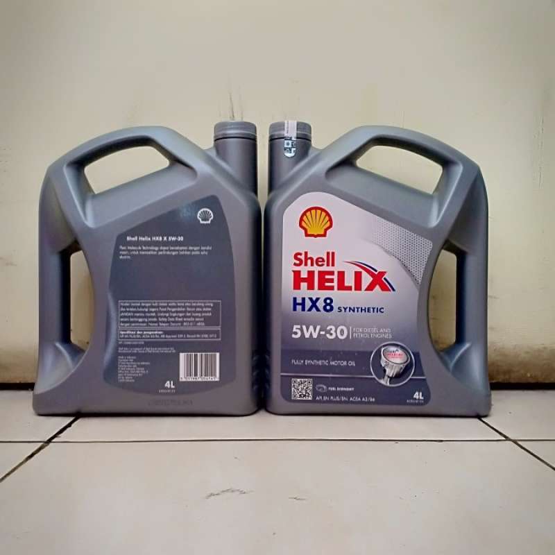 Promo Oli Mesin Shell Helix Hx-8 Berhologram Ori Sae 5W-30 Kemasan 4 ...