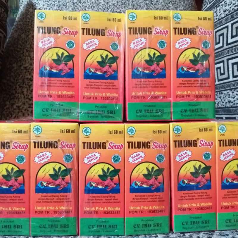 Promo Obat Panas/Tipes/Cacing Kalung/Types/ Tilung sirup 60ml rasa ...