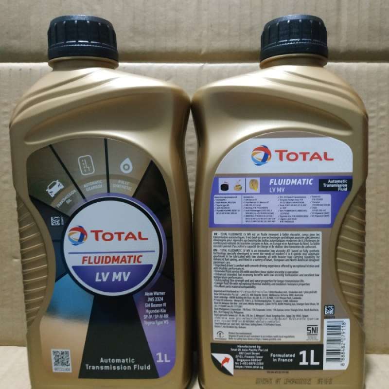 Jual Atf Total Lvmv Lv Mv Dexron Vi / Dextron 6 Automatic Transmission Di Seller Mqueen Auto Car ...