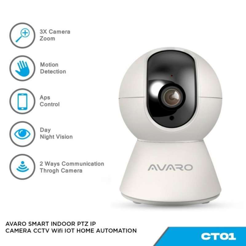 Jual Avaro Ct01 Smart Ip Camera Indoor Fhd/ 2mp/ Night Vision - Home Security Camera Di Seller ...