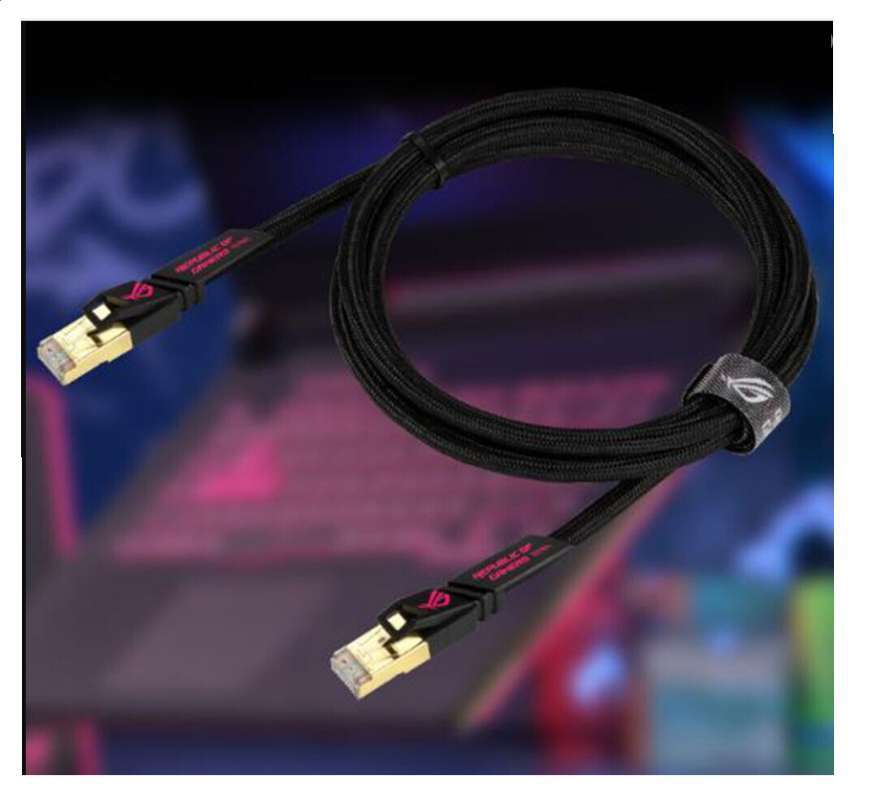 Jual Kabel Ethernet Asus Rog Cable Gaming Router Zoom Cat 7 Original Di ...