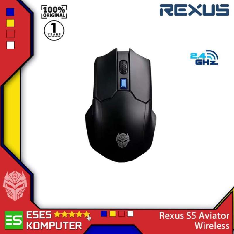 Jual Mouse Rexus S5 Aviator Wireless | Mouse Gaming di Seller ESES ...