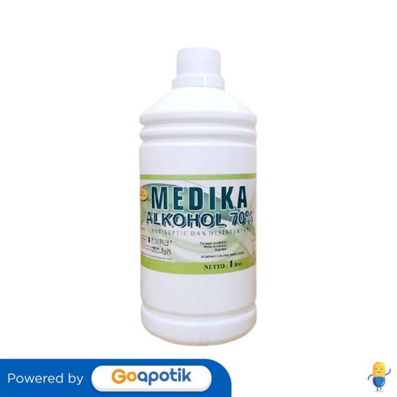 Jual Alkohol Medika 70% 1 Liter Botol Di Seller Apotek Ella Farma ...