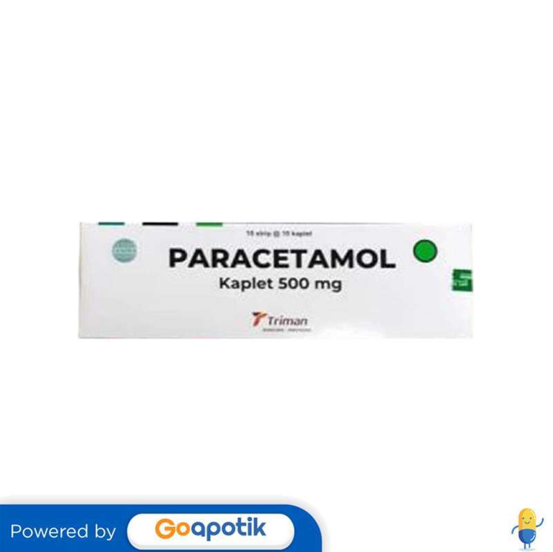 Jual PARACETAMOL TRIMAN 500 MG BOX 100 KAPLET di Seller Apotek Ella ...