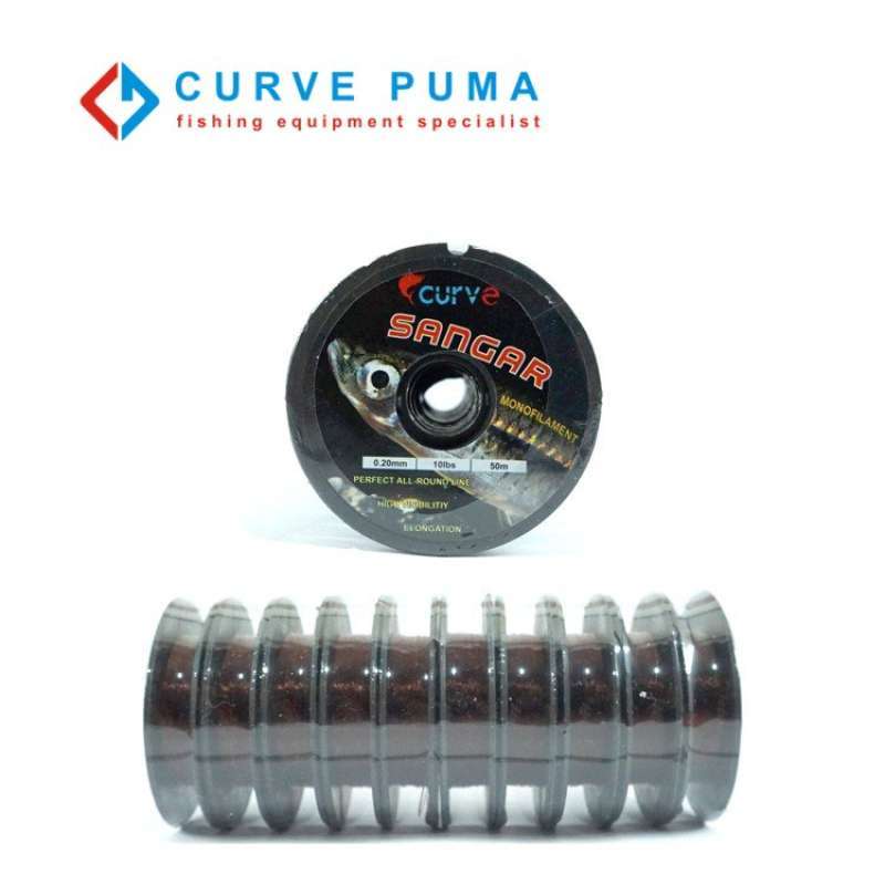 Jual SENAR SANGAR GAK GAMPANG KRITING MONOFILAMENT CONNECTING CURVE - 0 ...