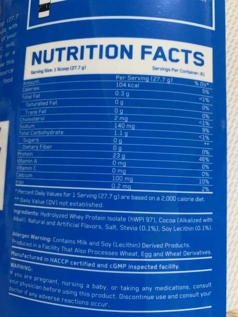 Promo Everbuild Nutrition Ultra Hydrolyzed Iso Build 4lbs Isolate (5 ...