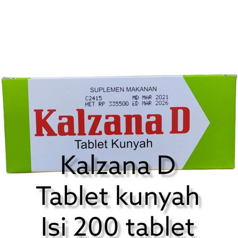 Jual Kalzana D 1 Box Isi 200 Di Seller Fleurr Shop - Wanasari, Kab ...