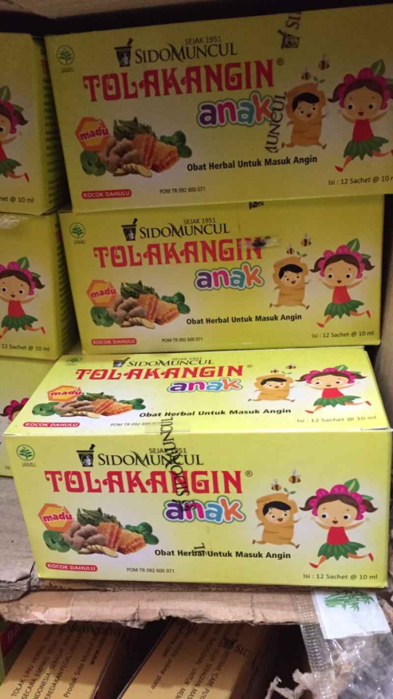 Jual Tolak angin anak Sido muncul isi 12 sachet di Seller Clementinee ...