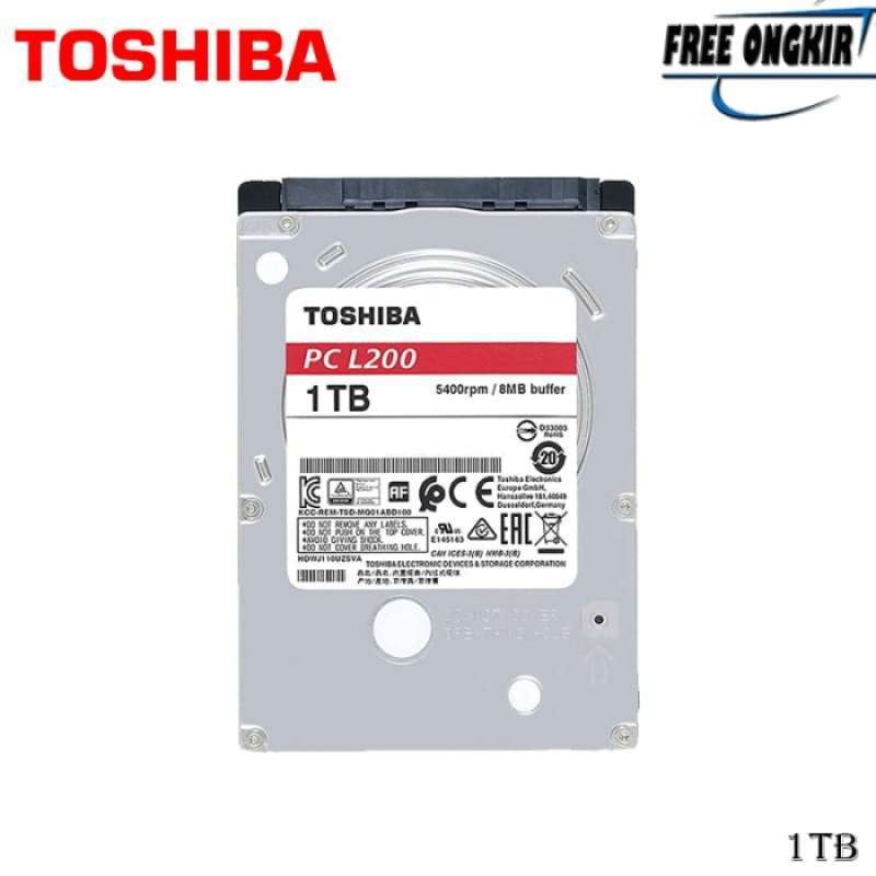 Promo Toshiba L200 HDD / Hardisk Internal Laptop Slim 1TB SATA 5400RPM ...