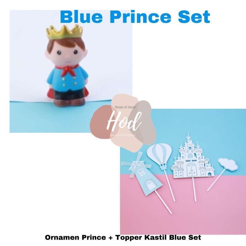 Jual Topper Ornamen Prince Princess Castle Set Hiasan Kue Putri ...