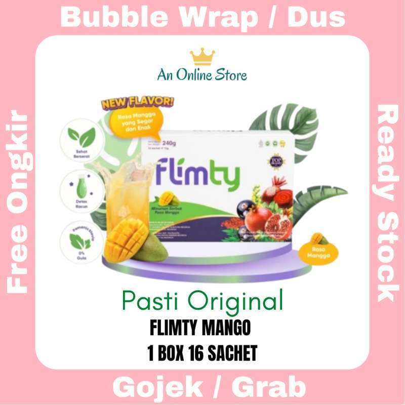 Jual Flimty MANGO MANGGA 1 box 16 sachet [Original di Seller Liff.a ...