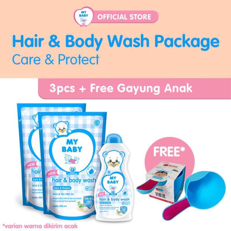 Jual Paket My Baby Mandi Seru - Care & Protect di Seller HONEY SWEETY ...
