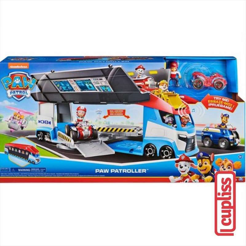 Promo Paw Patrol Transforming Paw Patroller With Dual Vehicle Launchers ...