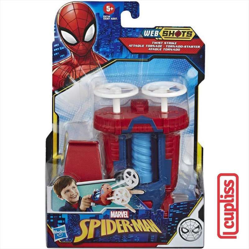 Jual Hasbro E8734 Marvel Spider-man Web Shots Gear Twist Strike Di ...