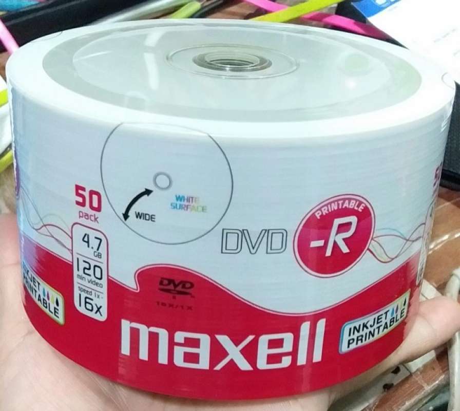 Jual DVD R PRINTABLE MAXELL 16X di Seller Moni Store - Duri Kepa, Kota Jakarta Barat | Blibli