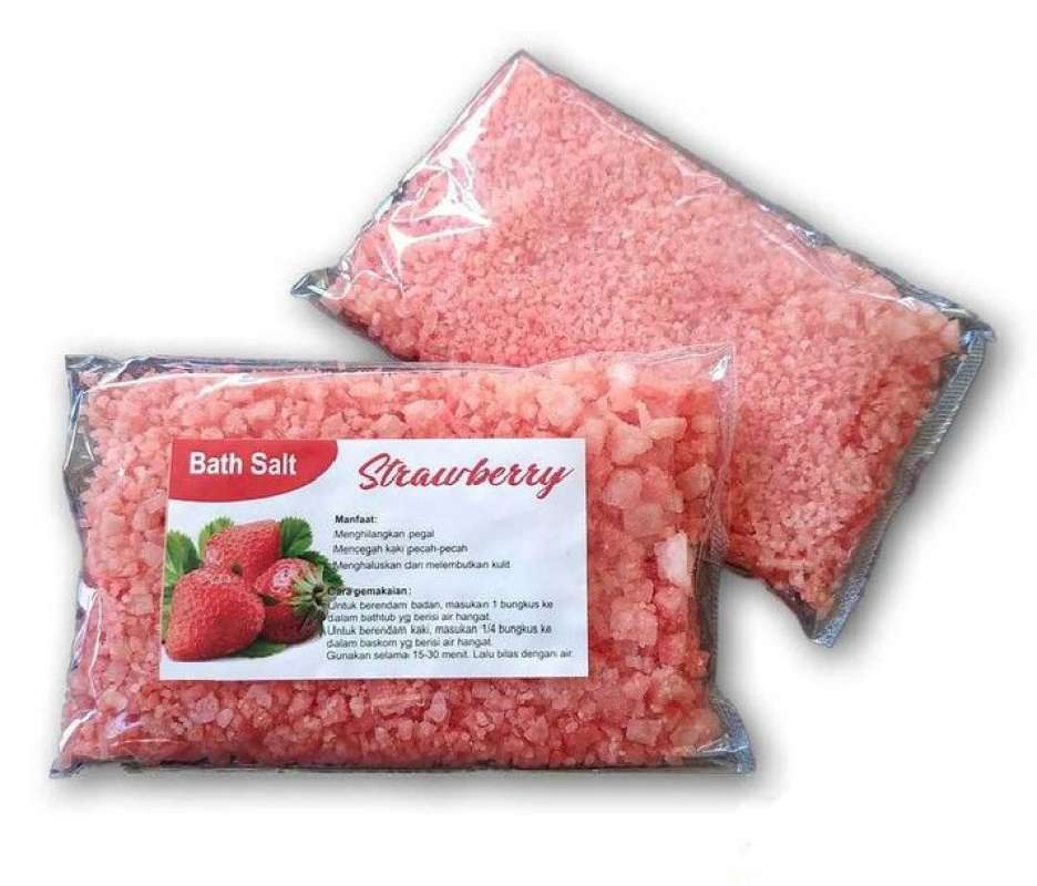 Jual Garam Spa Rendam Kaki Strawberry 1 Kg di Seller Rogo Store - Kota ...