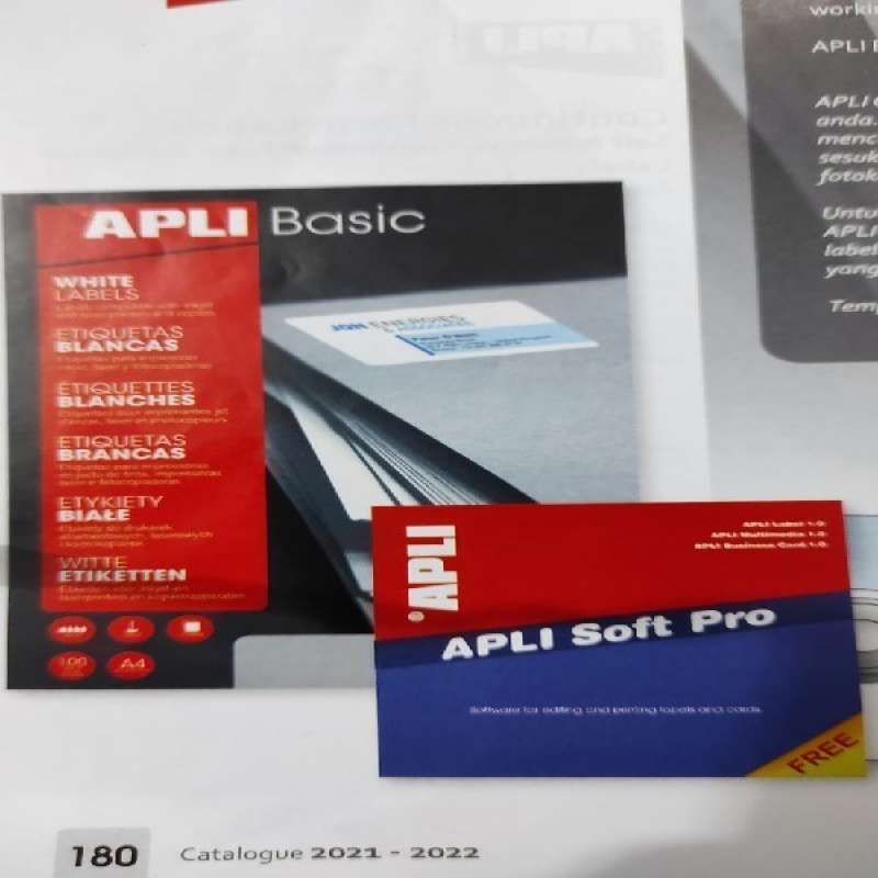 Jual Apli Label Basic Uk. 38 X 21,2 Mm Label Ra12512 (lokal)@ 5 Lembar ...