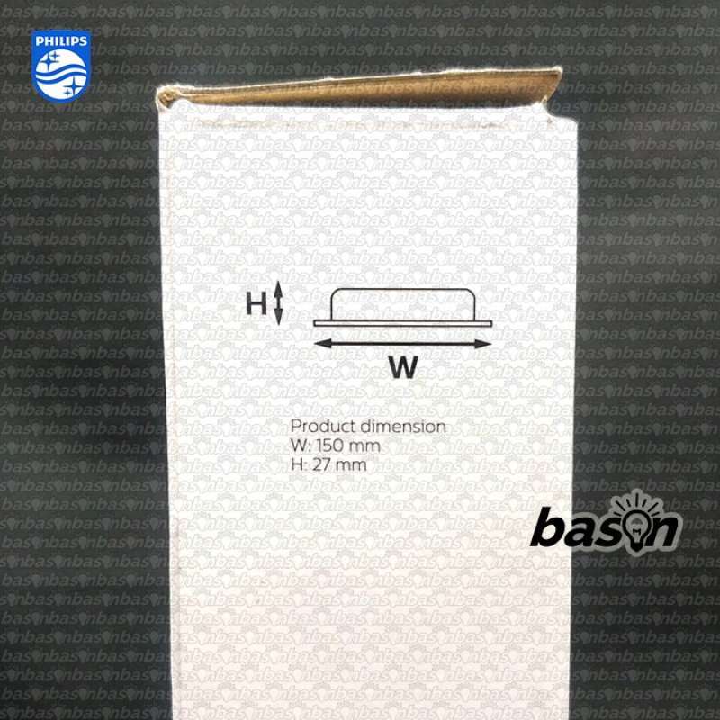 Jual Philips Dn027c G3 9w D150 6 Inch Surface Mounted Led Downlight Outbow Di Seller Grock Store ...