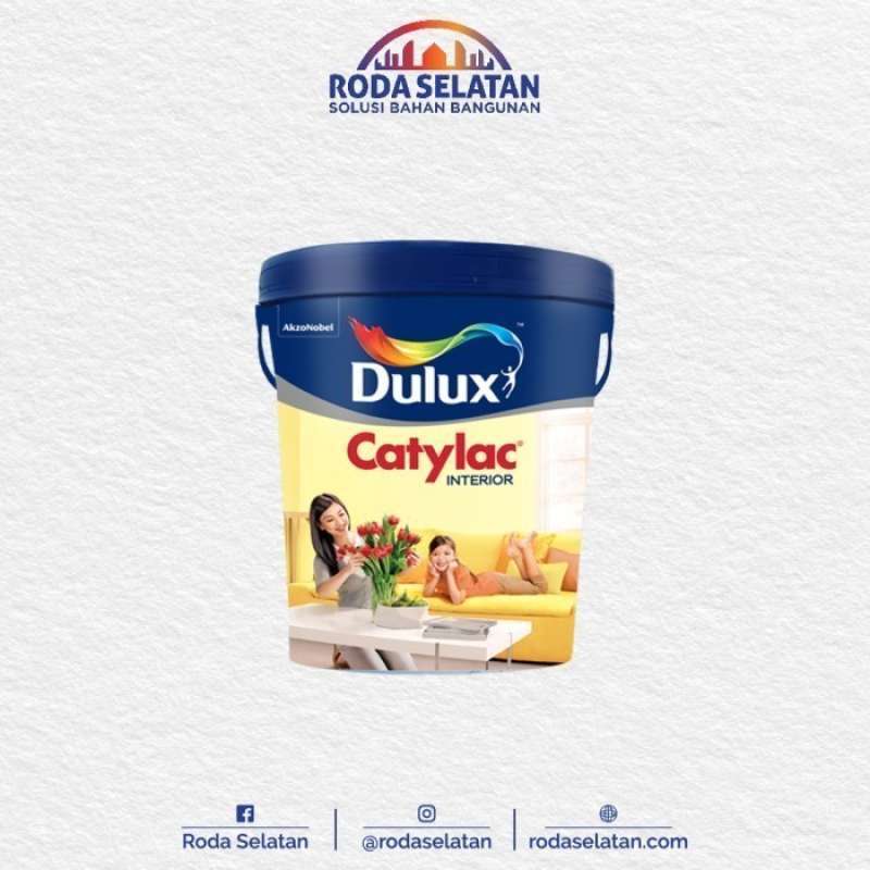 Promo Cat Tembok Dulux Catylac Interior Putih 888 44855 5kg Diskon 23% ...