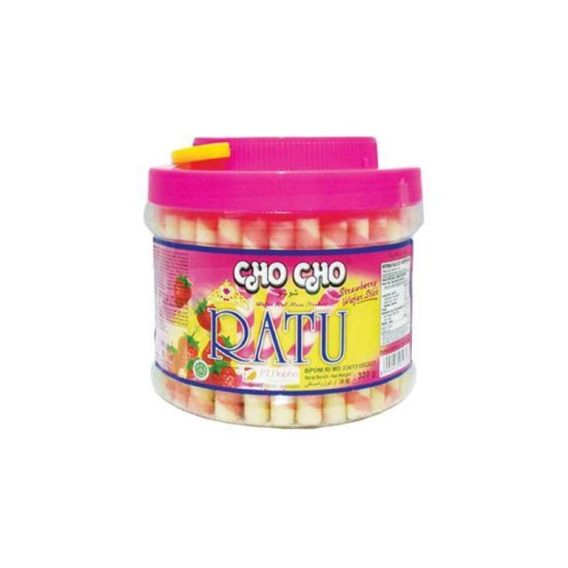 Jual CHO CHO WAFER STICK RATU STRAWBERRY 320gr di Seller ANEKA JAYA ...