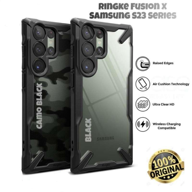 Promo Ringke Fusion X Case Samsung Galaxy S23 Ultra S23 Plus Casing S23 ...