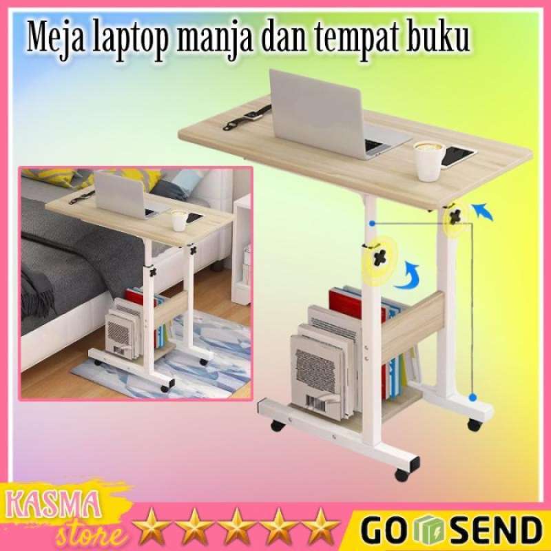Jual Free Ongkir Meja Kerja Belajar Serbaguna Laptop Meja Dorong Lipat ...