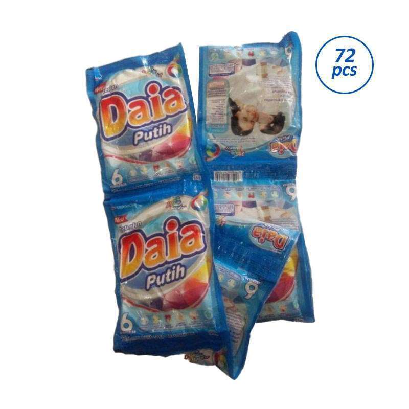 Promo DAIA Putih Detergent [55 g/ 72 sachet/ 1 DUS] Diskon 17% di ...