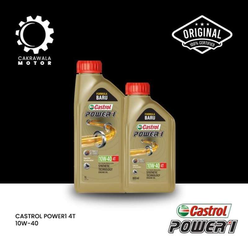 Jual Oli Mesin Motor Castrol Power1 4T 10W-40 di Seller cakrawalamotor - Kota Cirebon, Jawa ...