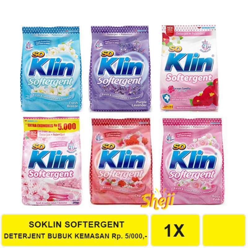 Jual Soklin Softergent Kemasan 5000 - Lavender & Lily 5k Di Seller Sheji - Bendungan Hilir, Kota ...