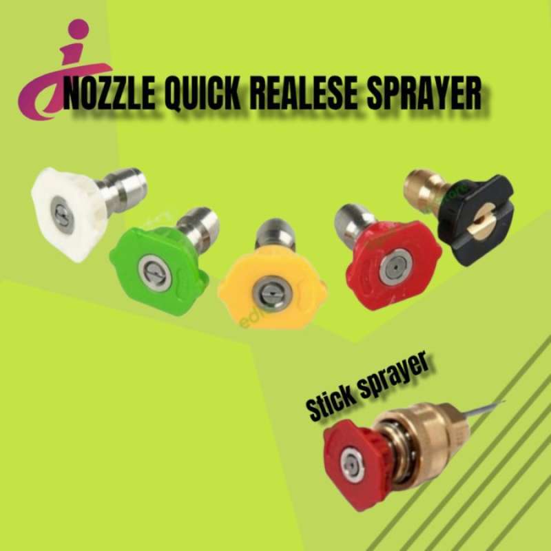 Promo Nosel Nozzle Konektor Jet Cleaner Cordless Sprayer 5 Pcs Diskon ...